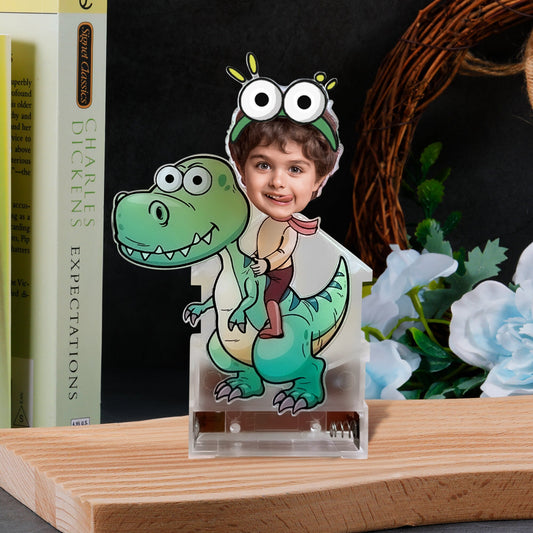 Custom Cute Face Kids - Personalized Photo Shaking Head Acrylic Standee ...