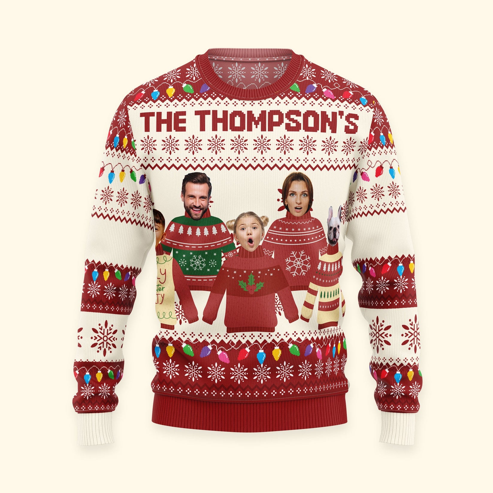 Custom Face Funny Silly Family, Friends, Co-Workers - Personalized Ugly ...