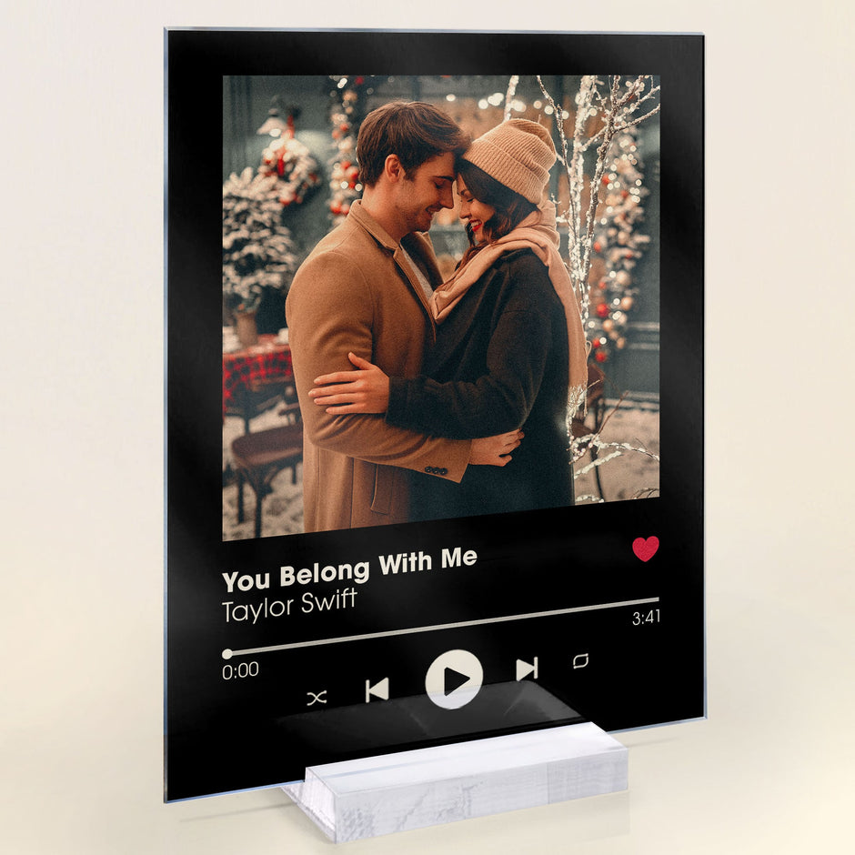 Custom Favorite Song - Personalized Acrylic Plaque - Anniversary Gifts ...