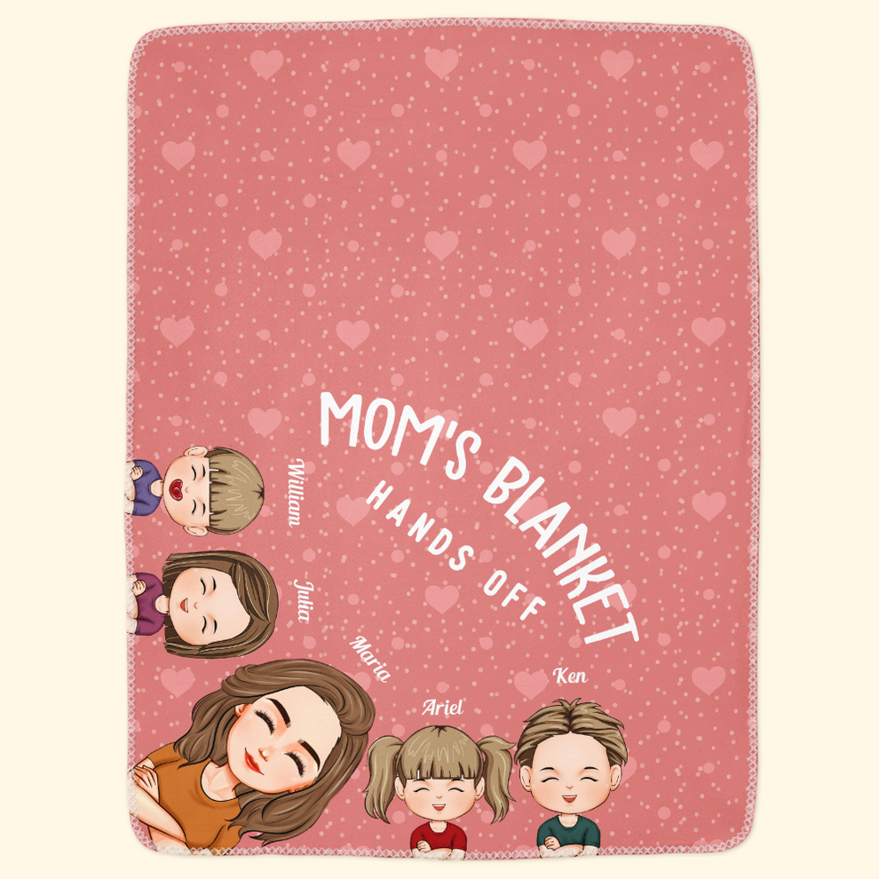 Dad's Blanket Mom's Blanket Hands Off Funny Gifts - Personalized ...