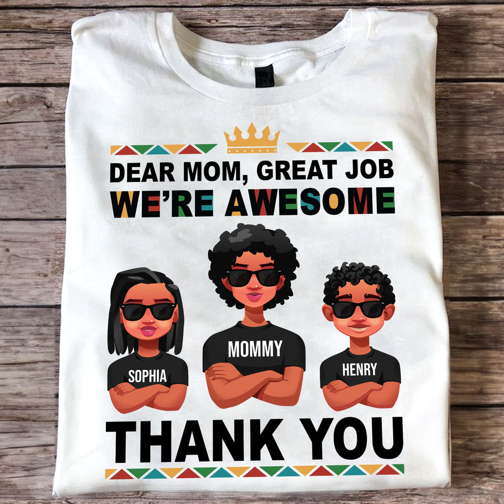 Dear Mom, Thank You! - Personalized Shirt – Macorner