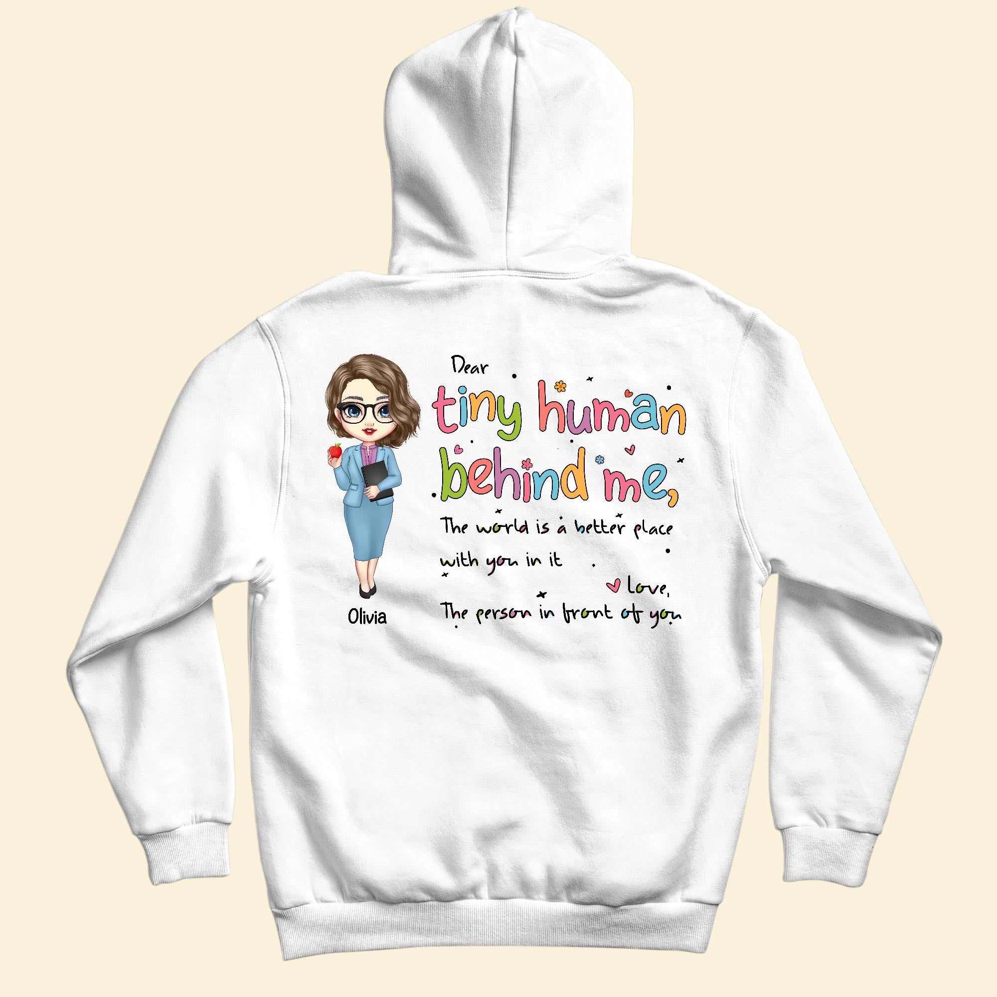 Dear Tiny Humans Behind Me - Personalized Shirt – Macorner