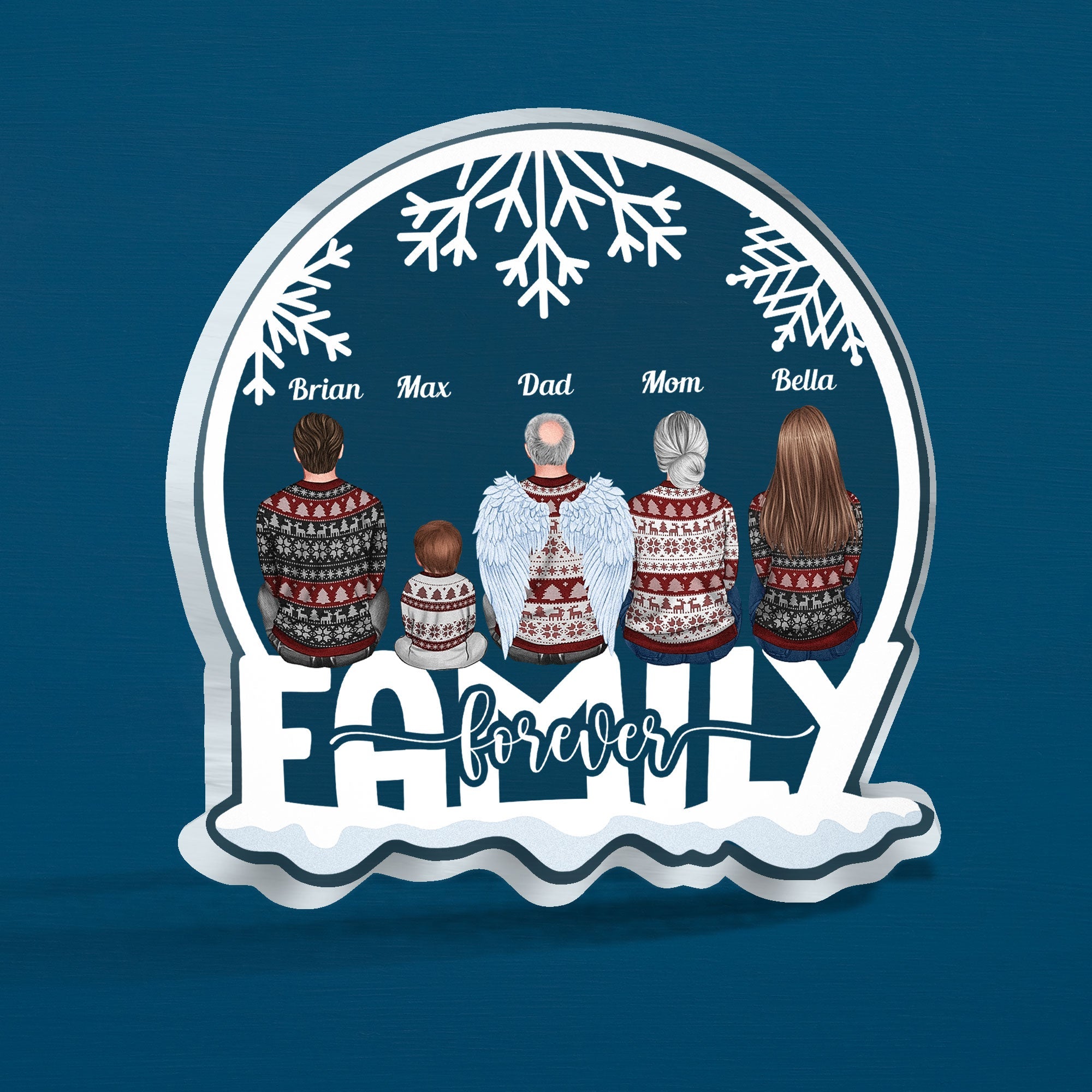 Family Forever - Personalized Custom Shaped Acrylic Plaque – Macorner