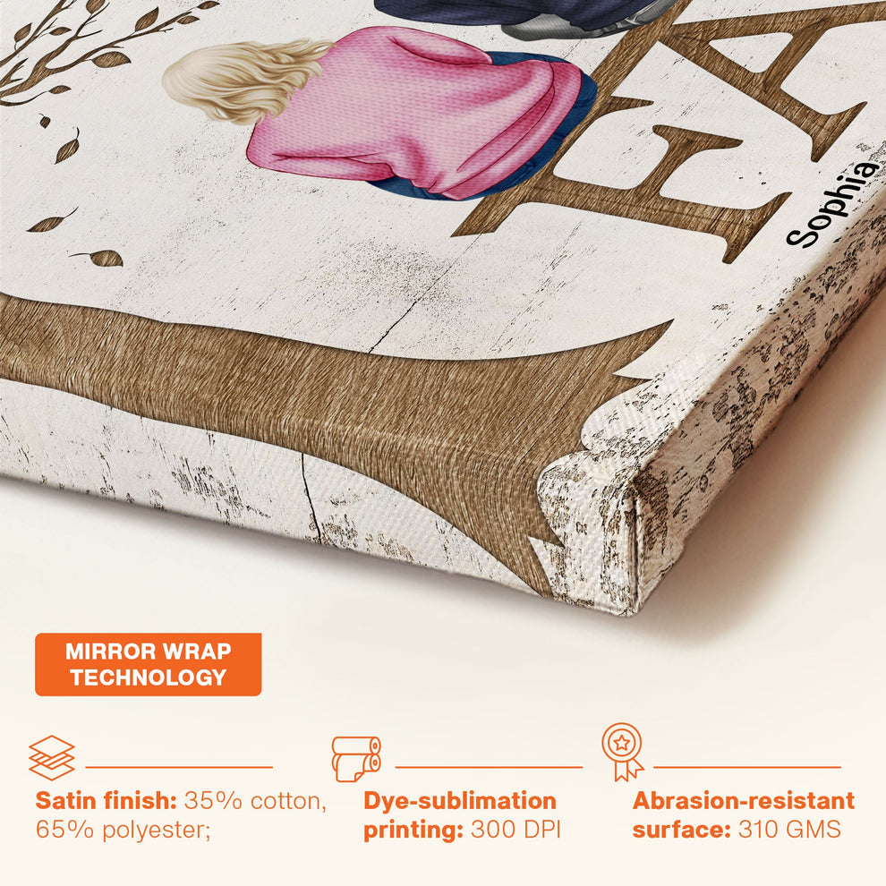 Family - New Version - Personalized Poster/Wrapped Canvas – Macorner