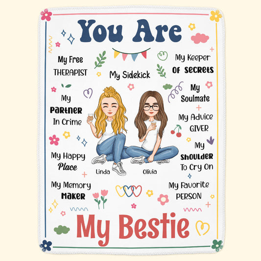 Friendship You Are My Sidekick My Partner In Crime - Personalized Blan ...
