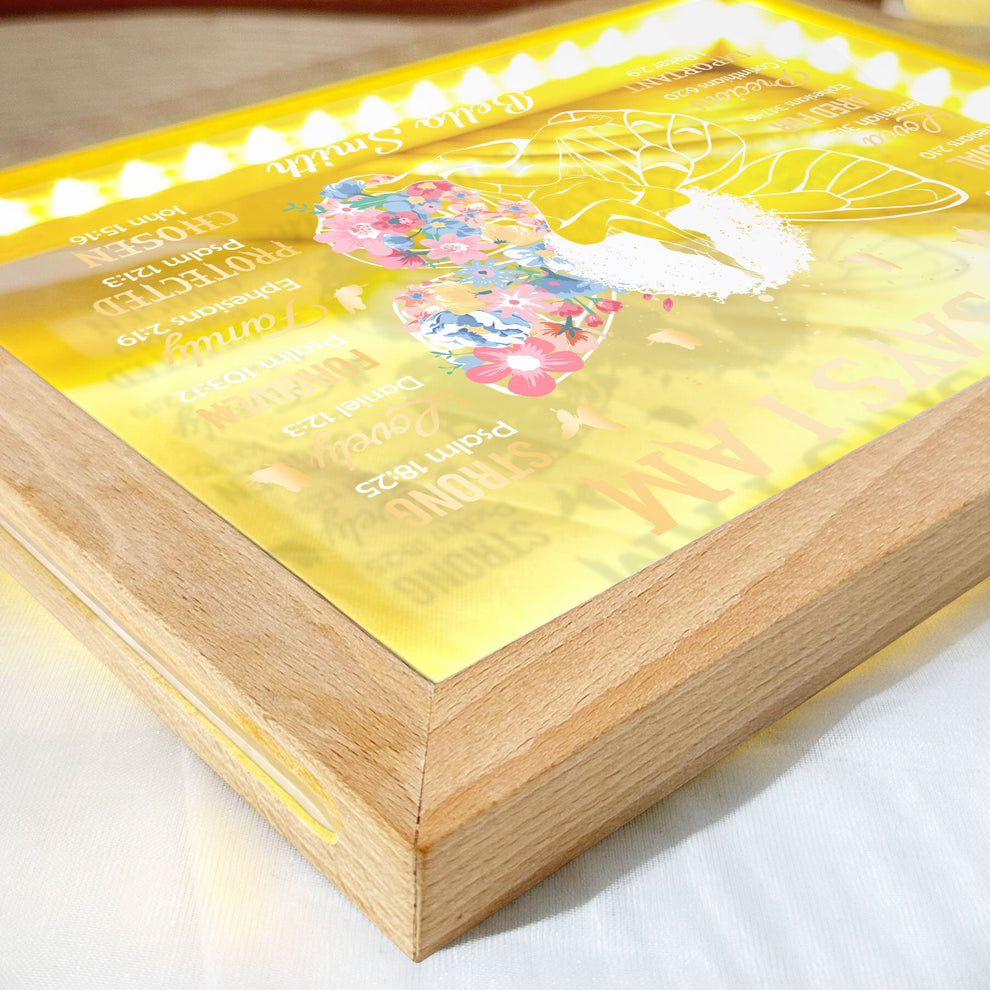 God Says I Am Chosen - Personalized Frame Lamp – Macorner