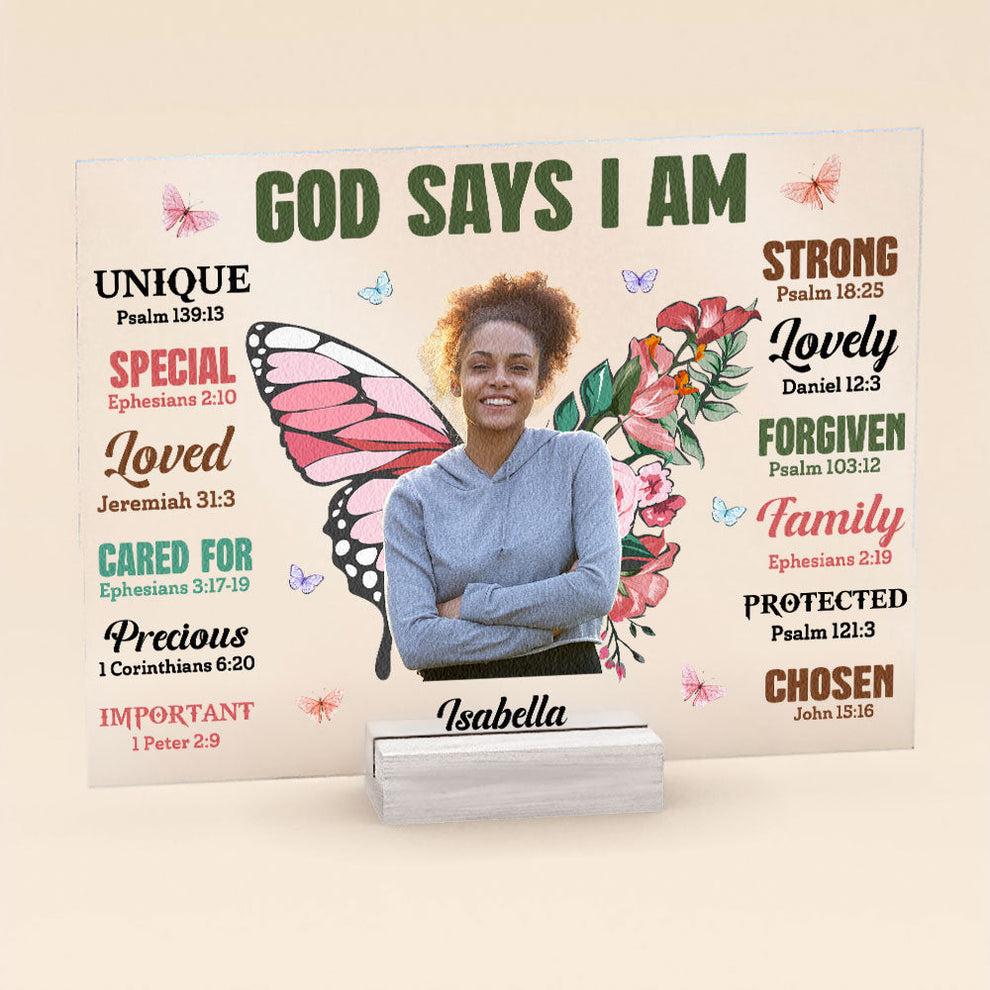 God Says I Am Special - Personalized Acrylic Plaque – Macorner