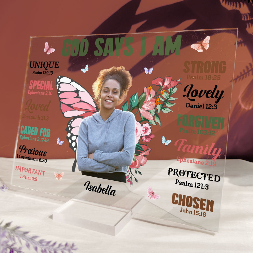 God Says I Am Special - Personalized Acrylic Plaque – Macorner