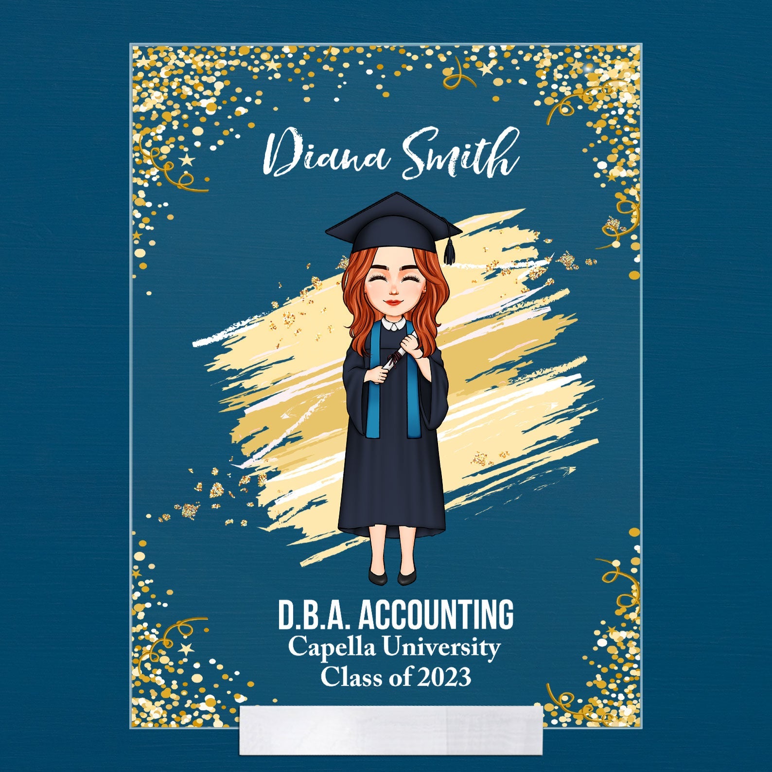Graduation Appreciation - Personalized Acrylic Plaque – Macorner