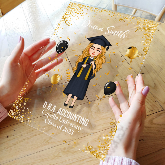 Graduation Appreciation - Personalized Acrylic Plaque – Macorner