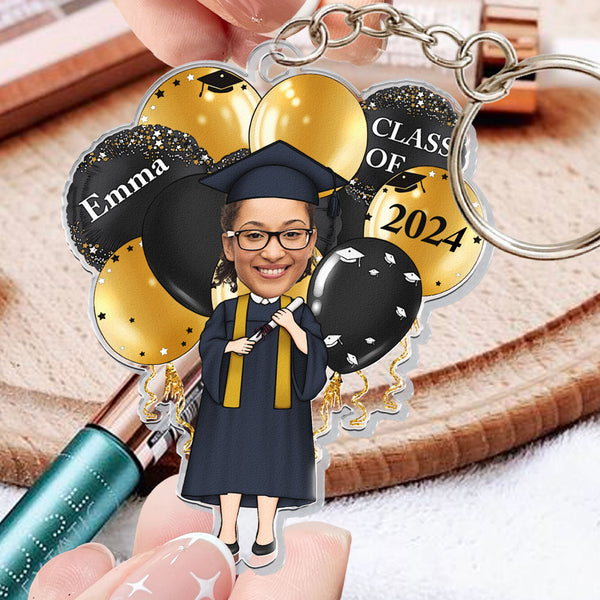Graduation Celebration - Personalized Acrylic Photo Keychain – Macorner