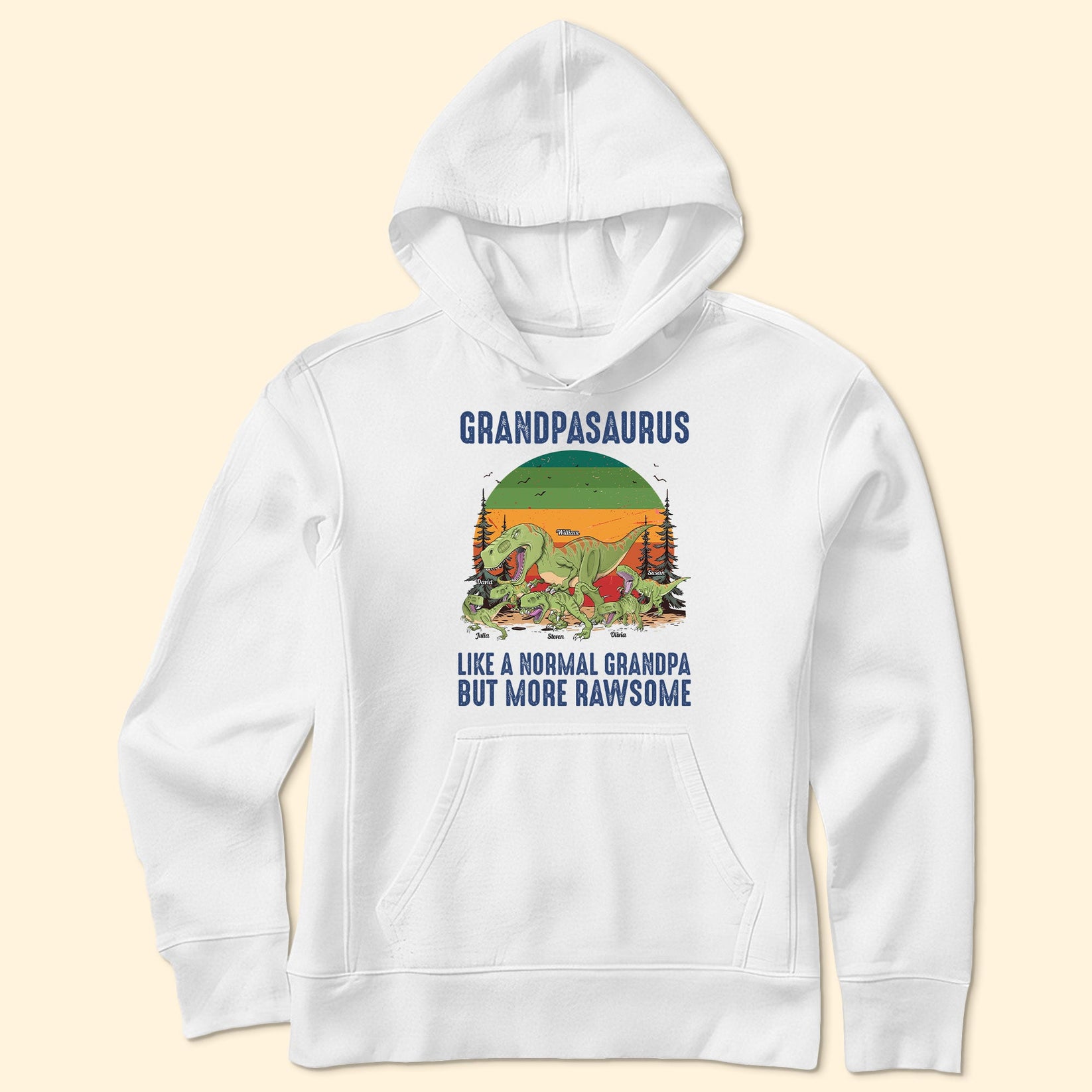 Grandpasaurus Like A Normal Grandpa - Personalized Shirt – Macorner