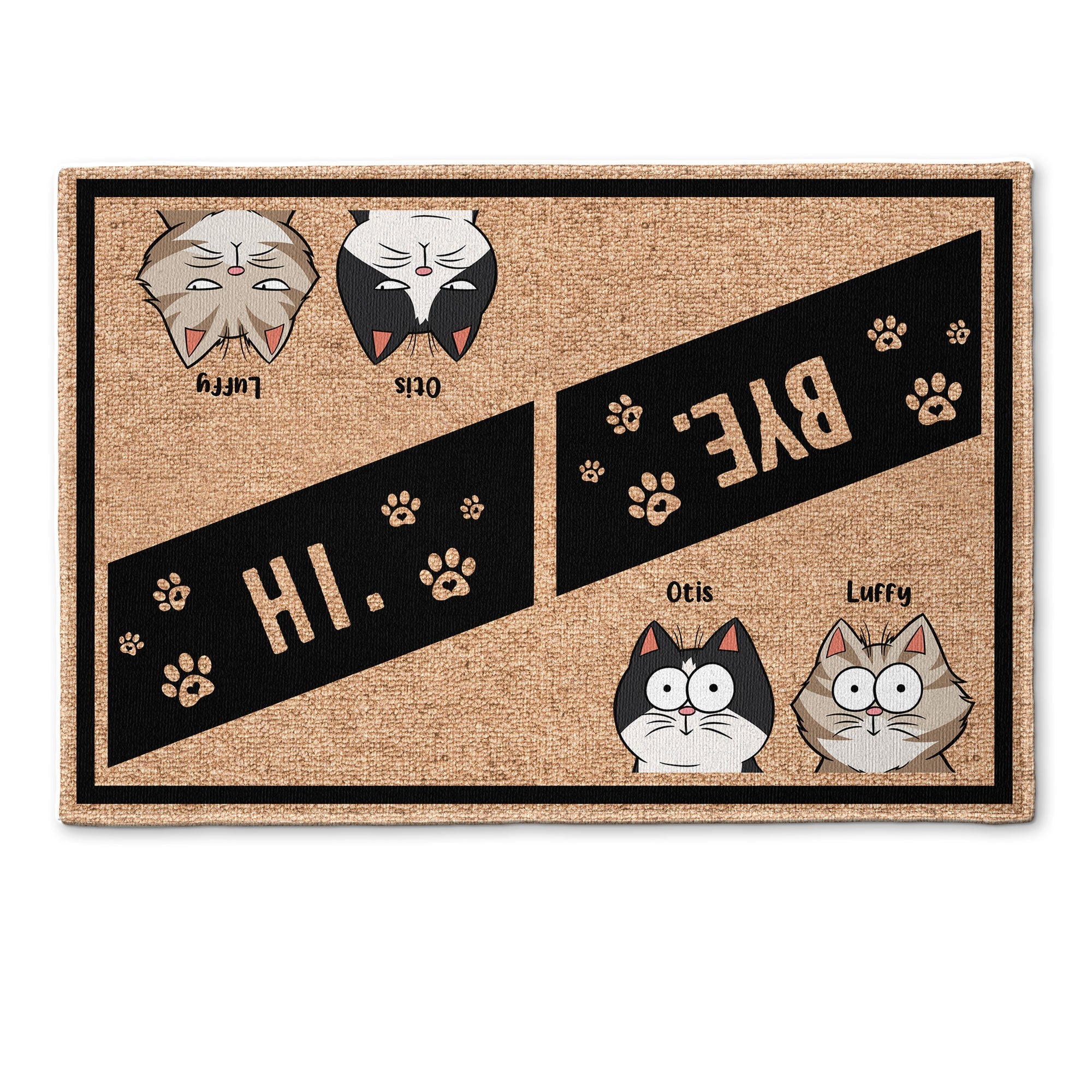 Hi Bye - Personalized Doormat – Macorner