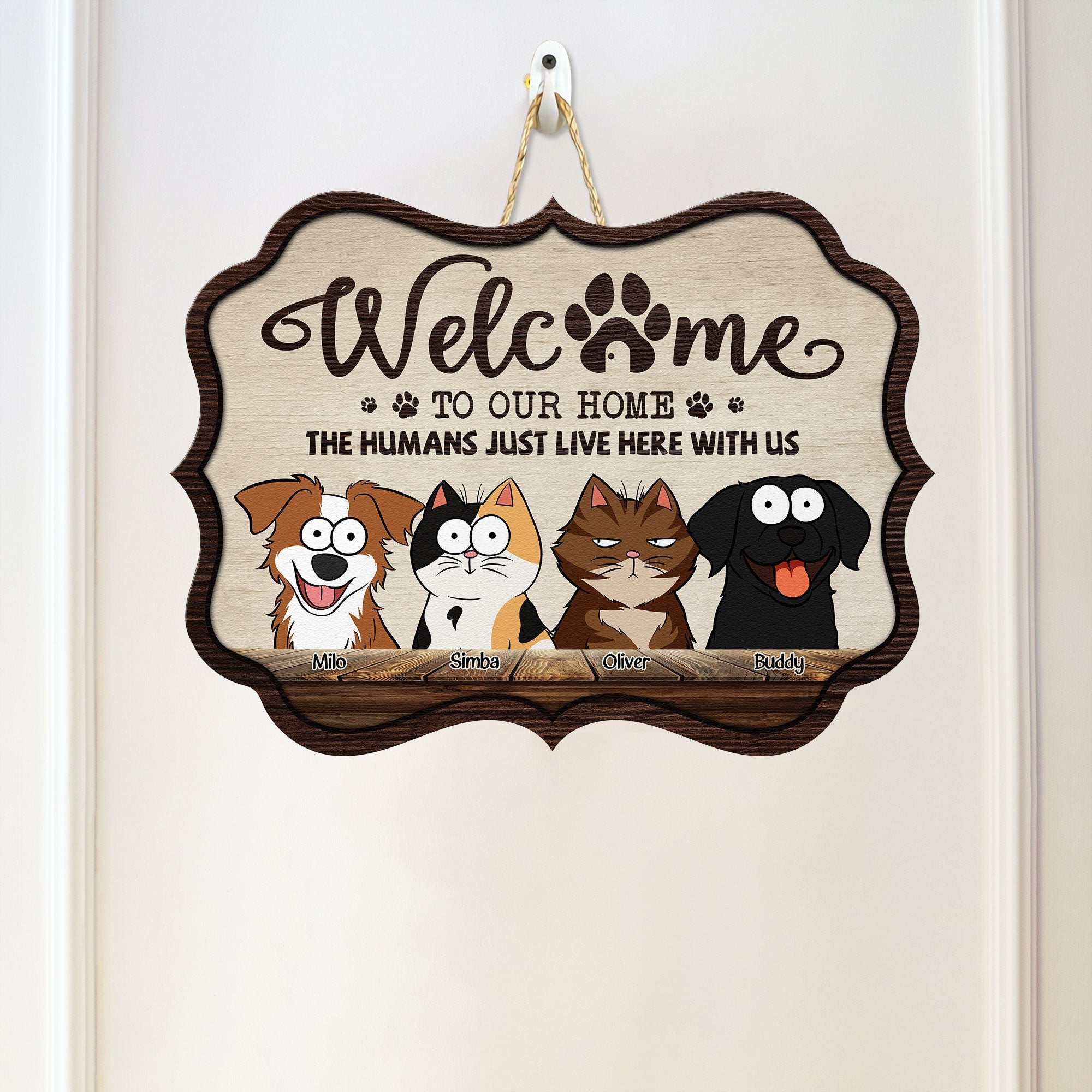 Humans Just Live Here With Us - Funny Version - Personalized Custom Sh ...