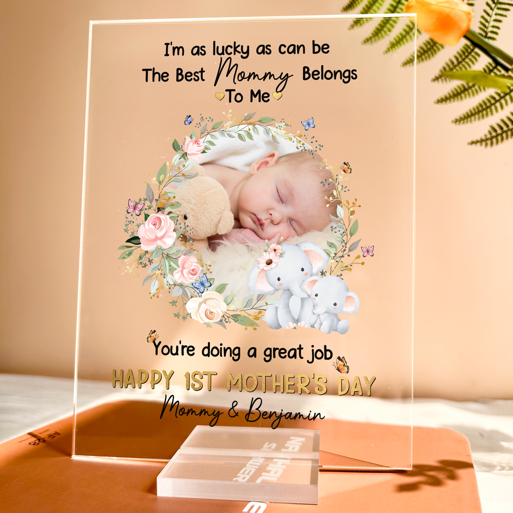 I'm As Lucky As Can Be The Best Mommy Belongs To Me - Personalized ...