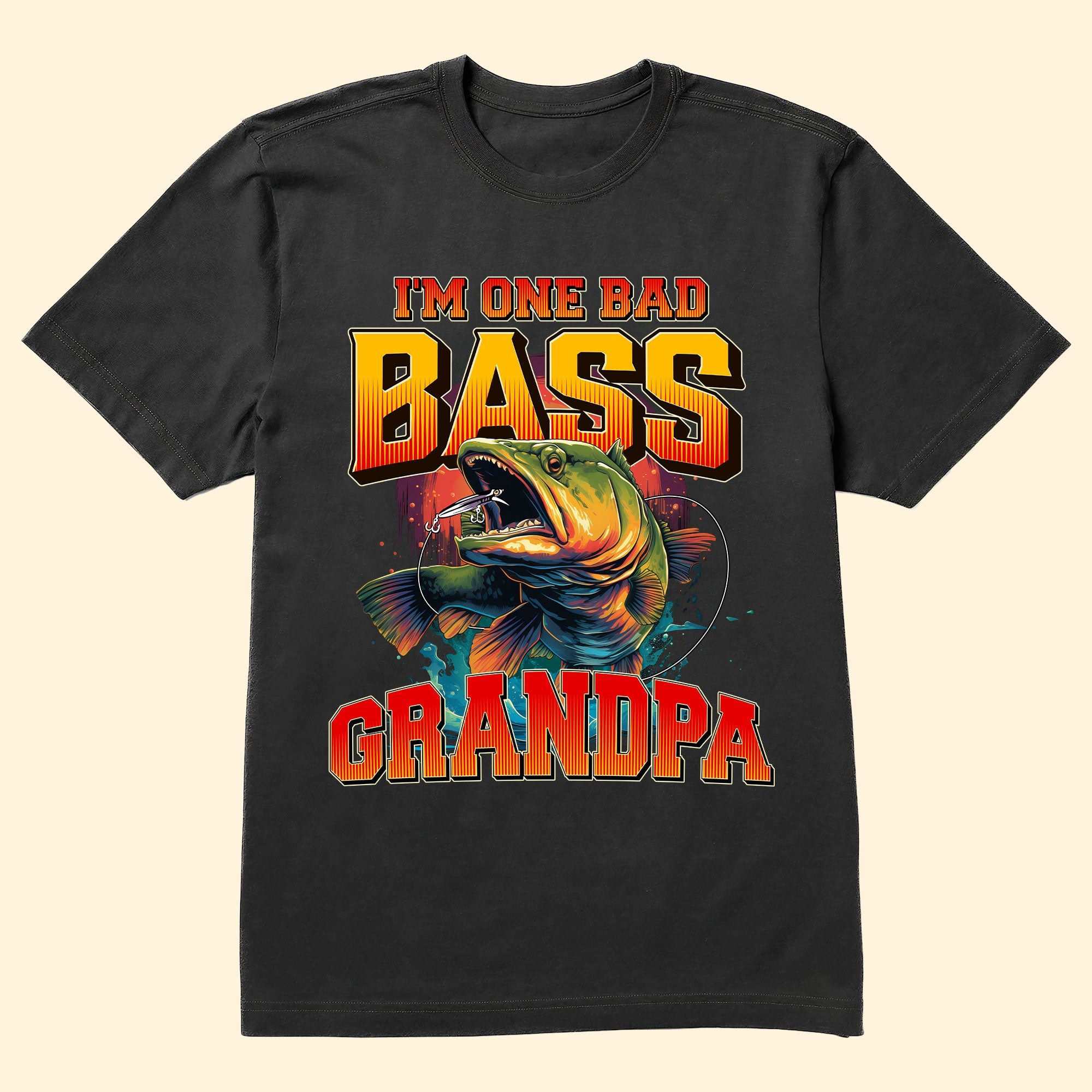 I'm One Bad Bass Grandpa, Daddy - Personalized Shirt – Macorner
