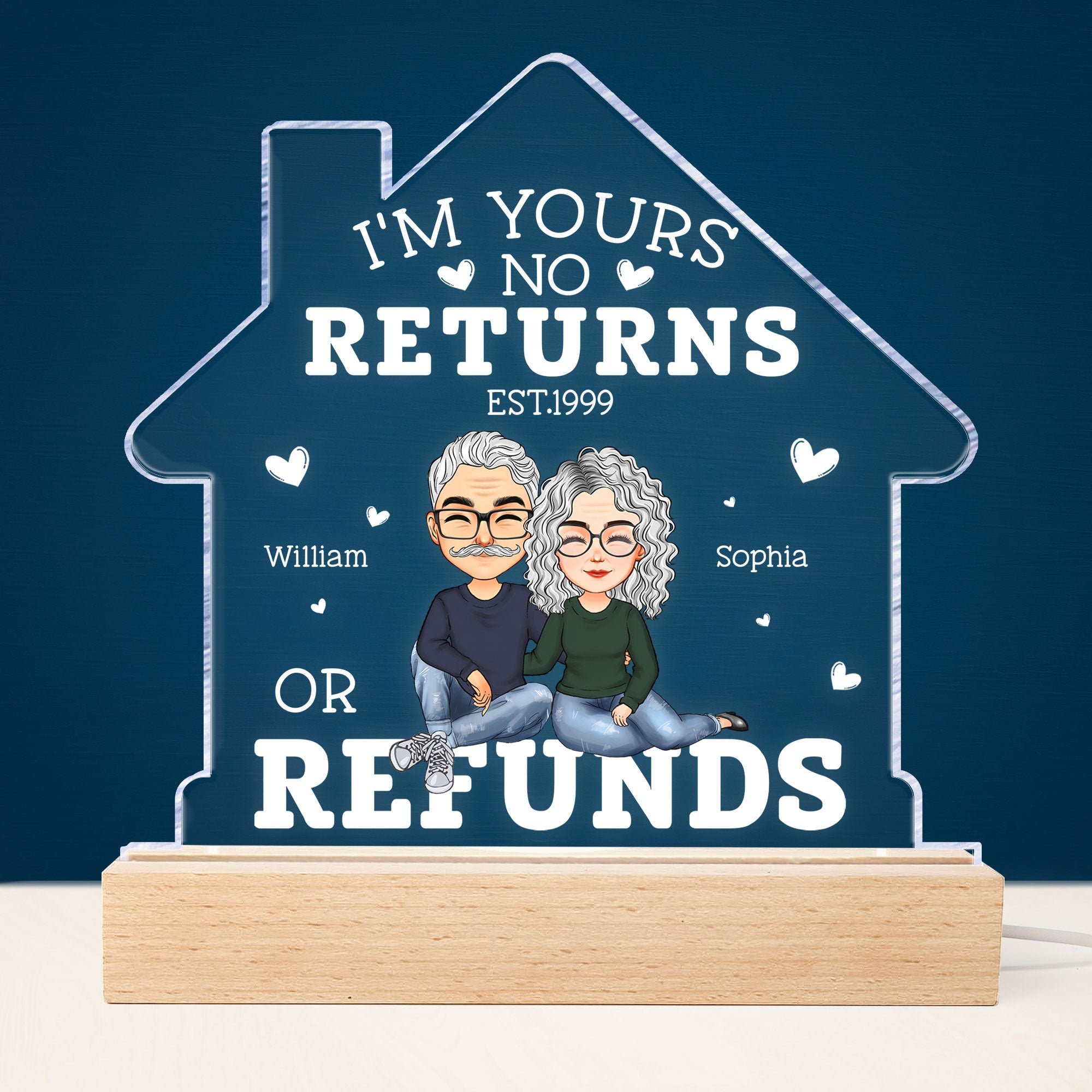 I'm Yours No Returns - Personalized LED Light – Macorner