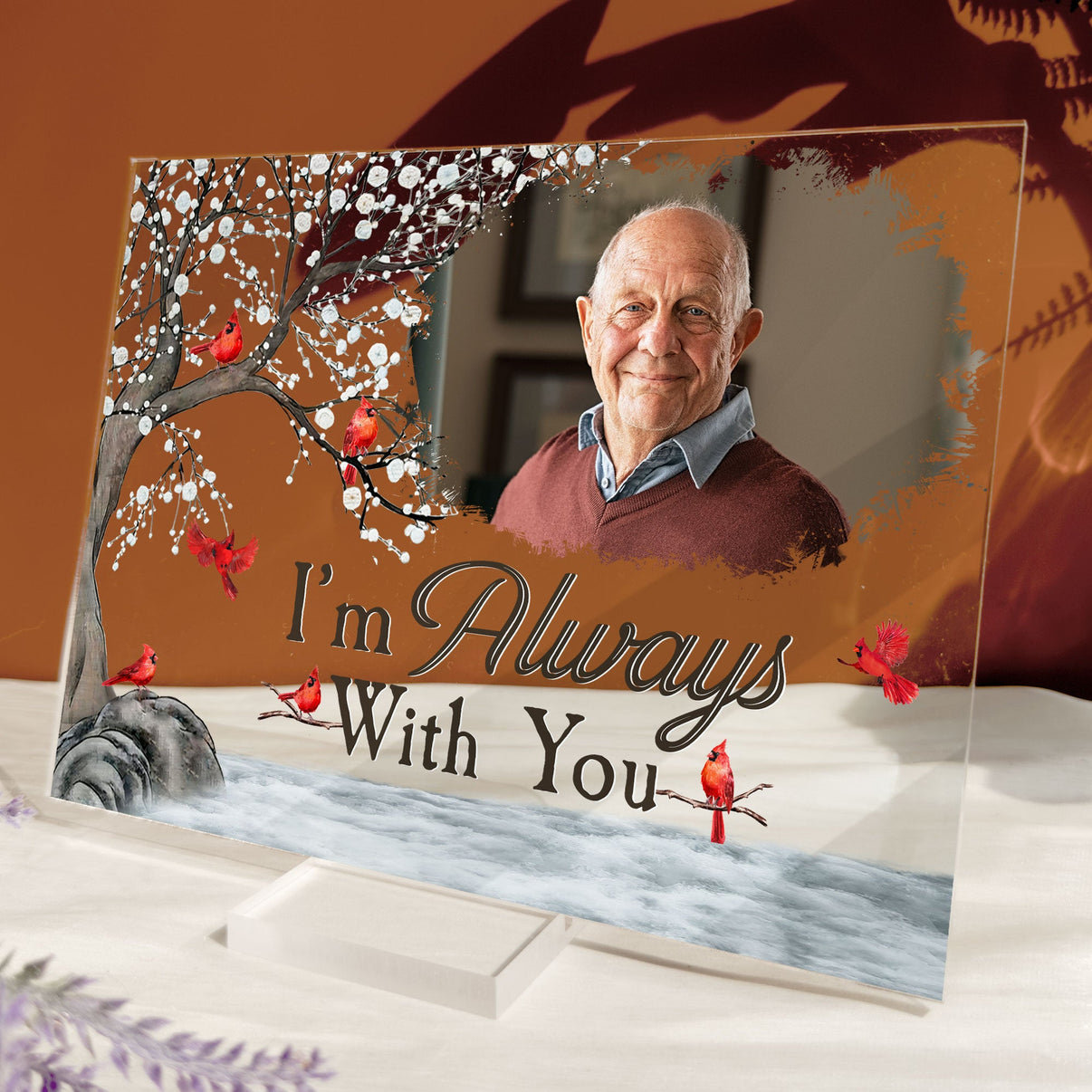 I'm Always With You - Personalized Acrylic Photo Plaque – Macorner