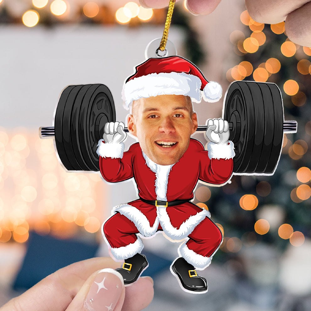 Merry Liftmas - Personalized Gym Photo Ornament – Macorner