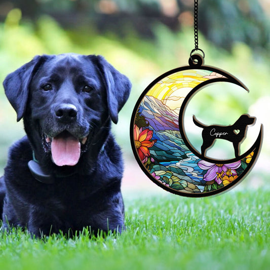 Pet Loss - Personalized Window Hanging Suncatcher Ornament – Macorner