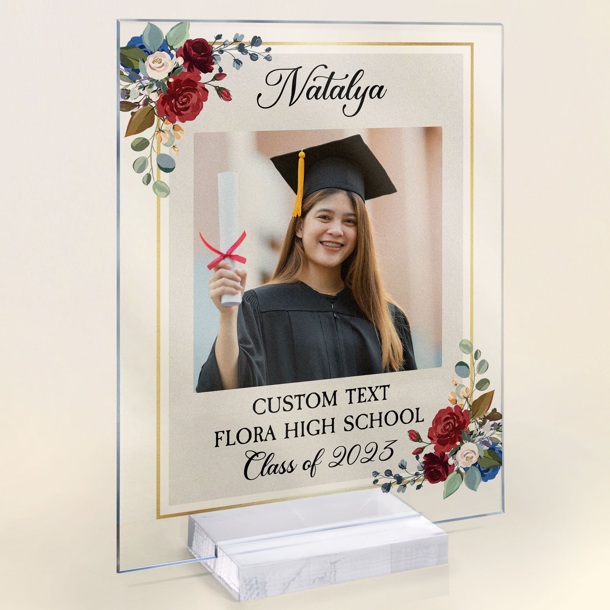 Graduation Ceremony - Personalized Acrylic Photo Plaque – Macorner