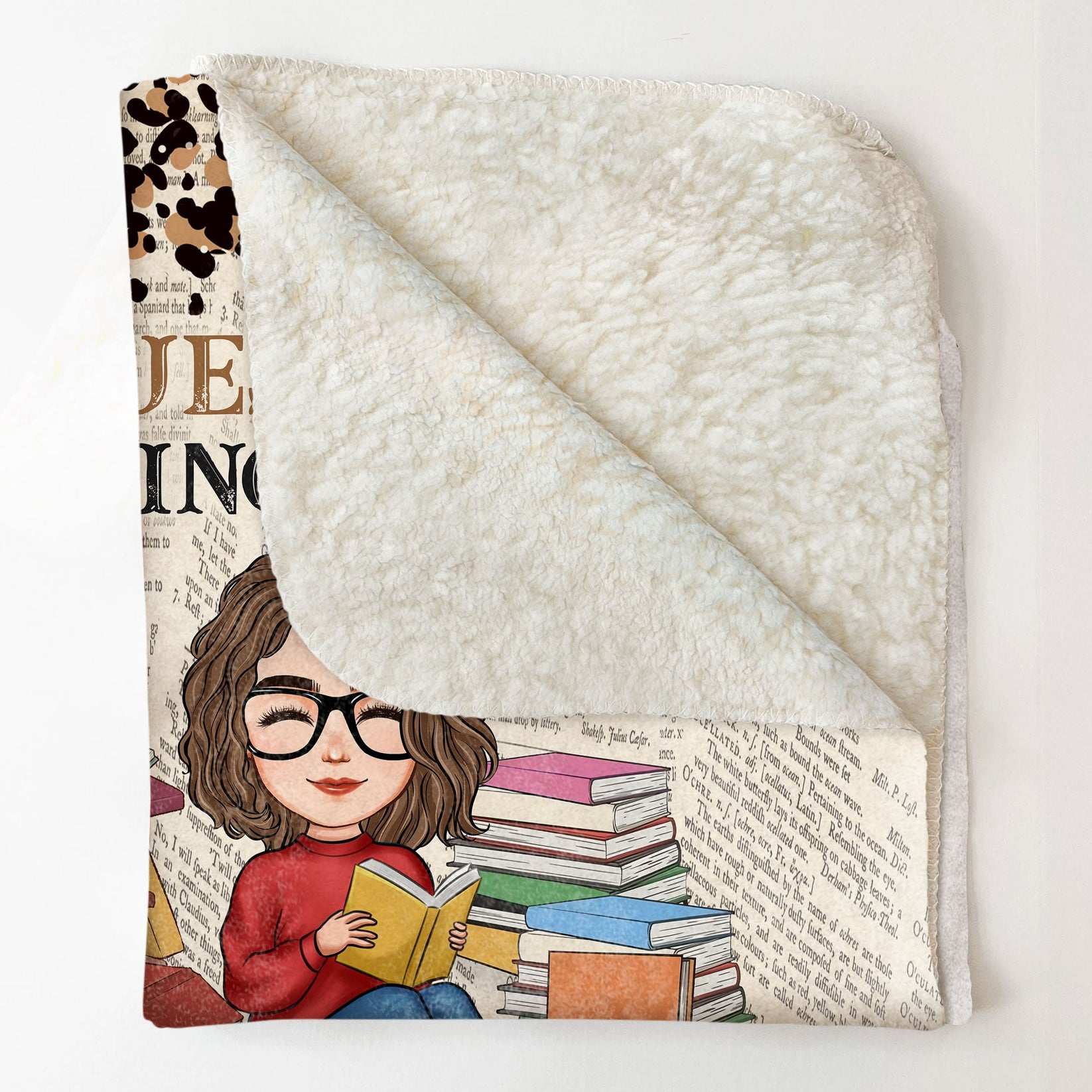 Reading Blanket - Personalized Blanket – Macorner