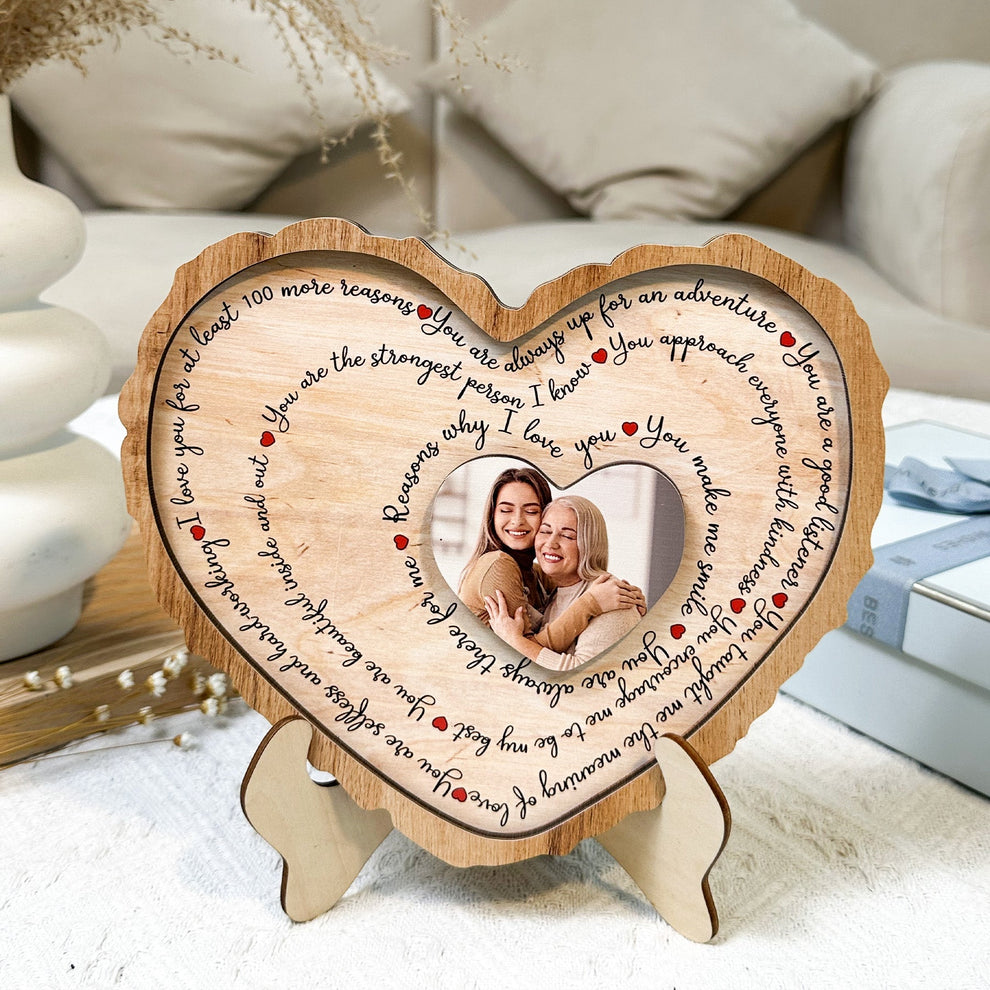Reasons Why I Love You - Personalized Wooden Plaque – Macorner