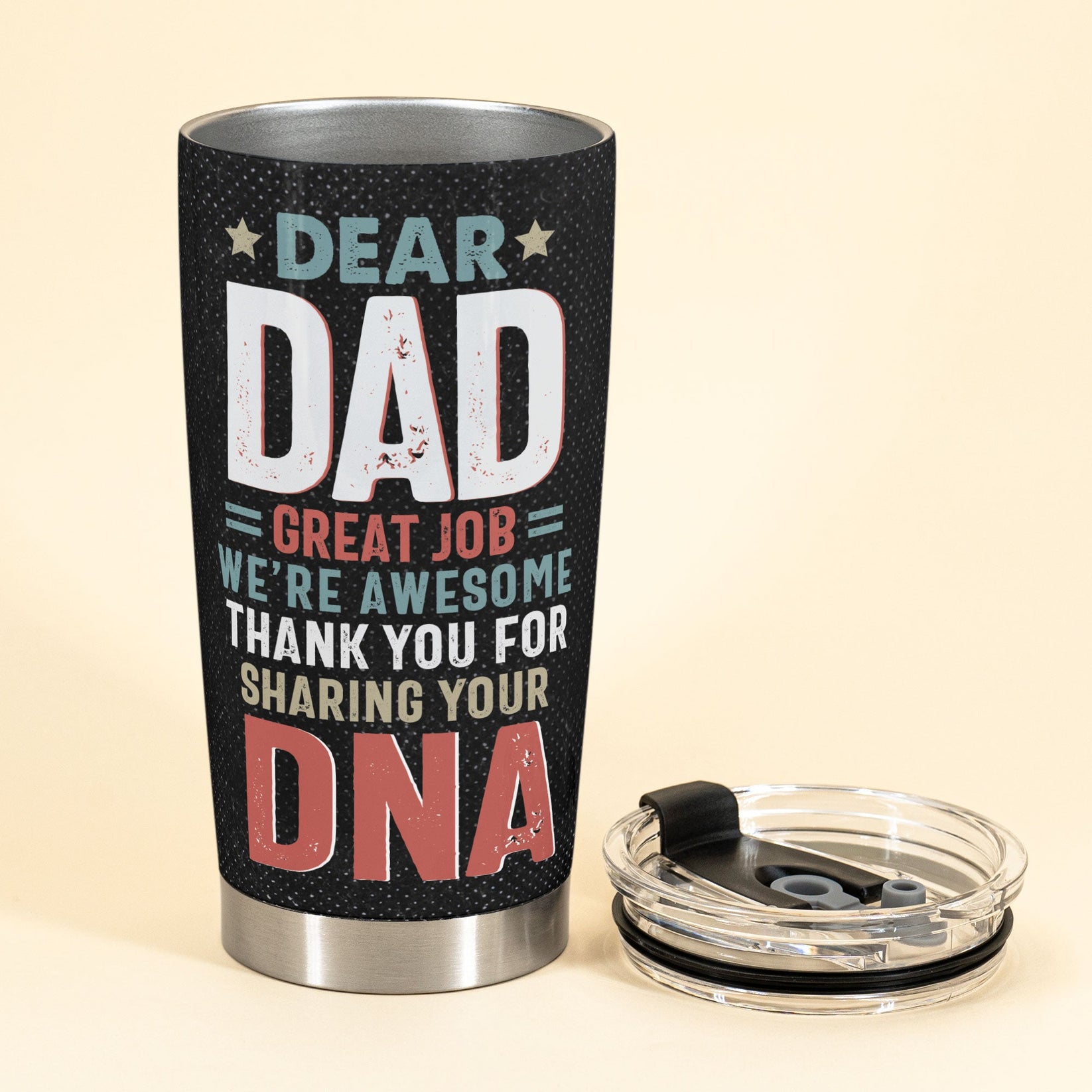 Father's Day Gifts, Thank You For Sharing Your DNA - Personalized Tumb ...