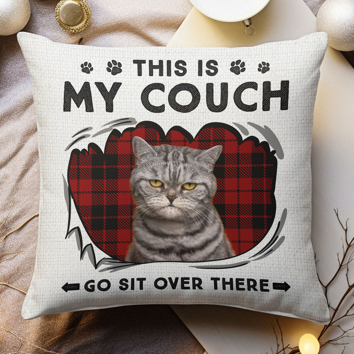 This Is My Couch - Personalized Photo Pillow (Insert Included) – Macorner
