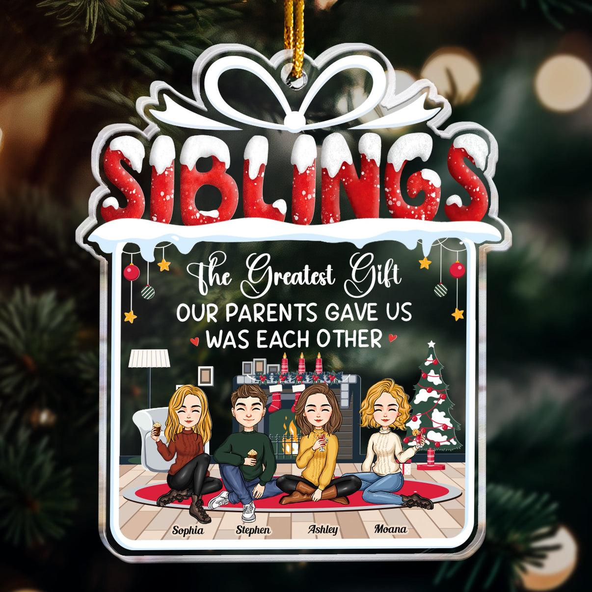 This Is Our Greatest Gift - Personalized Acrylic Ornament – Macorner