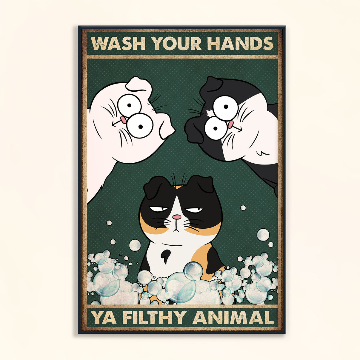 Wash Your Hands Ya Filthy Animal - Personalized Poster – Macorner