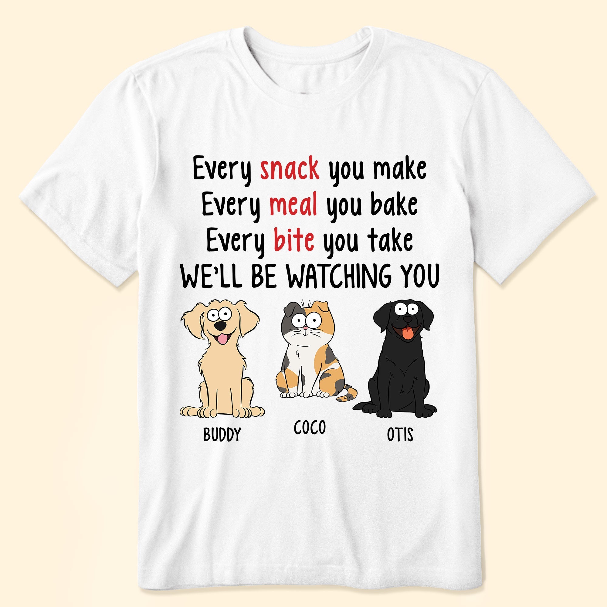 We'll Be Watching You - Personalized Shirt – Macorner